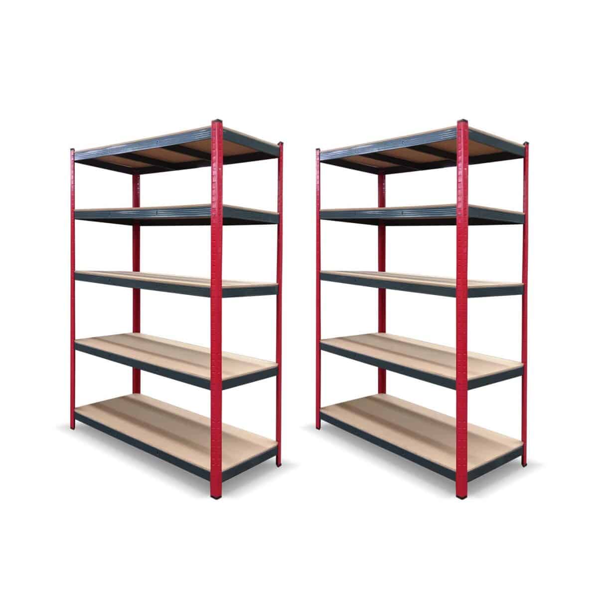 Resistência e estilo: Estantes metálicas